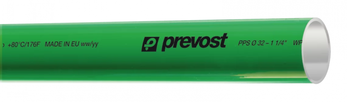 PPS - Tubes aluminium verts pour azote Tube Ø ext. = 25 Long. = 5,5