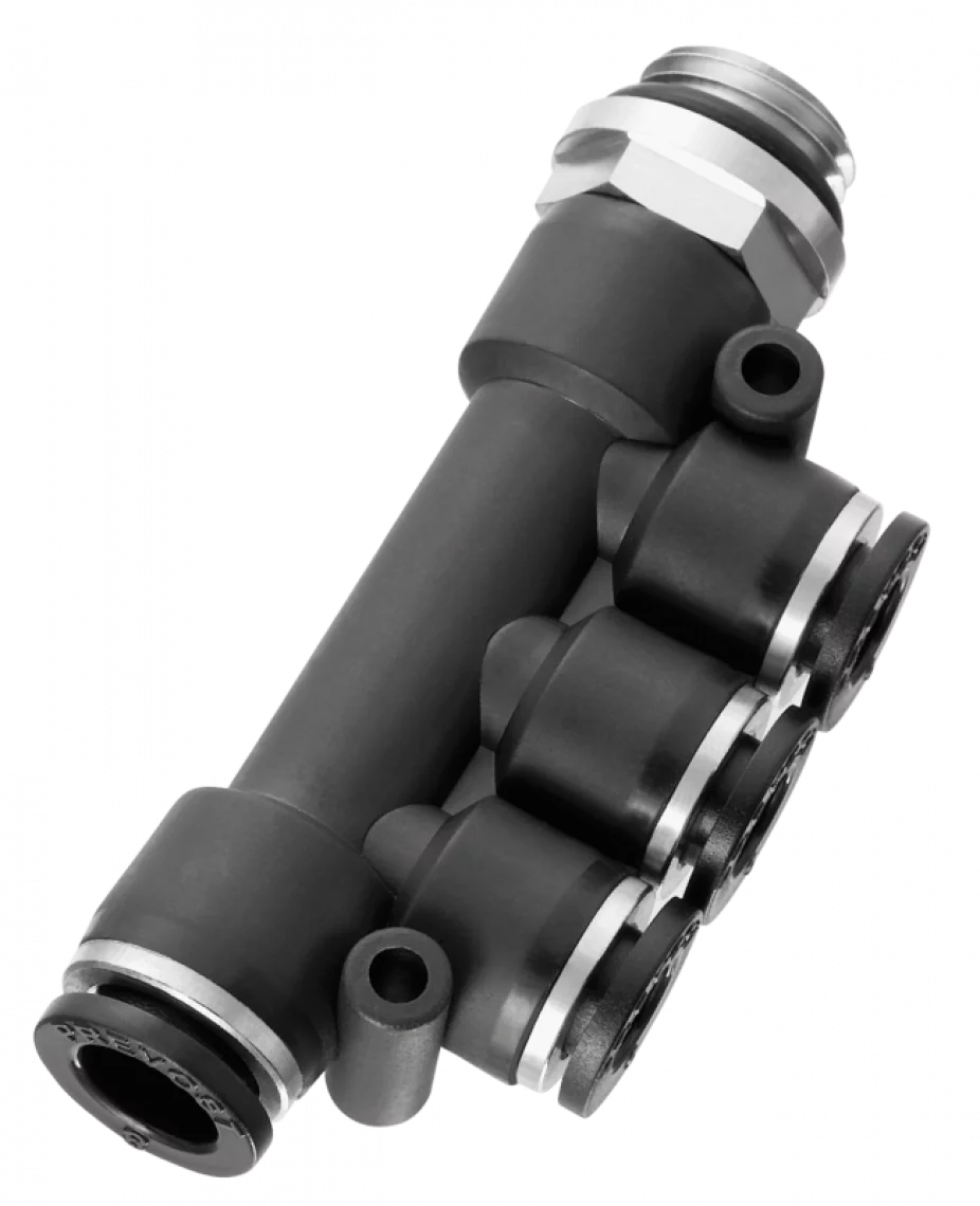 Union triple égale mâle cylindrique orientable - RPN MG Filetage mâle ...