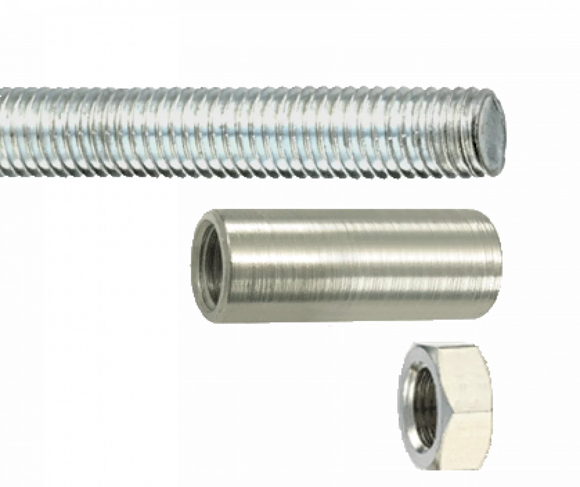 Tige filetée Filetage métrique = M8 Long. = 1 ml