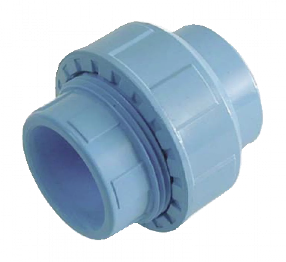 PVR 3UN - Union 3 pièces PVC femelle/femelle Pour tube Ø ext. = 40