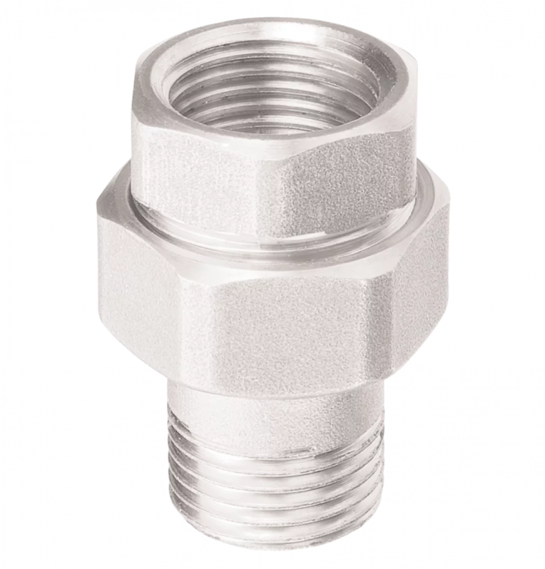 Raccord union 3 pièces mâle cylindrique/femelle orientable -Filetage mâle G 1 Filetage femelle G 1