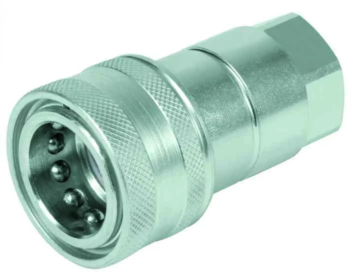 ISO-A RACCORD FEMELLE ISO7241-1A CrIII DN10 BSP G3/8"-19 FILETAGE FEMELLE