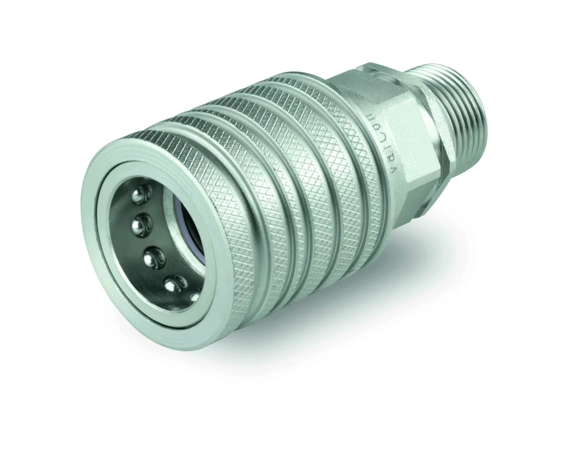 PP RACCORD FEMELLE ISO7241-1A CrIII DN12 BSP G1/2"-14 FILETAGE FEMELLE